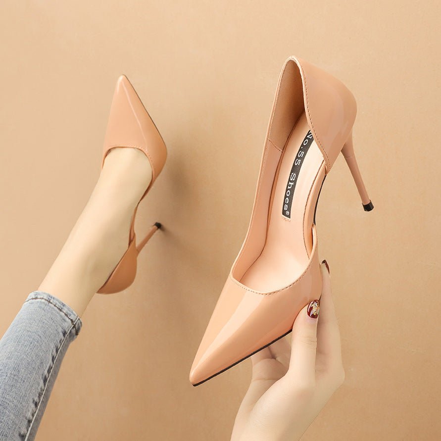 OL Office Pointed Toe Basic High Heels – Elkaliy